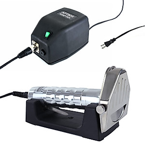 YOOYIST Electric Gyro Cutter, Professional Shawarma Doner Kebab Knife with 2 Blades, Stainless Steel Commercial Meat Cutter Machine for Shawarma