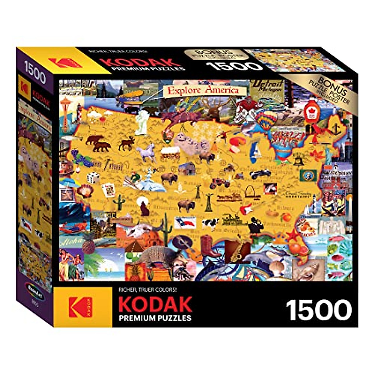 Kodak Premium Jigsaw Puzzle 1500pc Explore America
