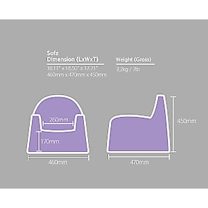 Baby Care Kids Sofa (Heart)