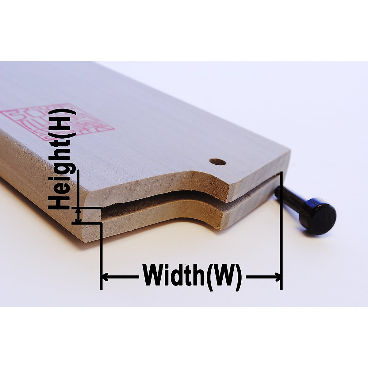 Yoshihiro Natural Magnolia Wood Saya Cover Blade Protector for Petty 150mm