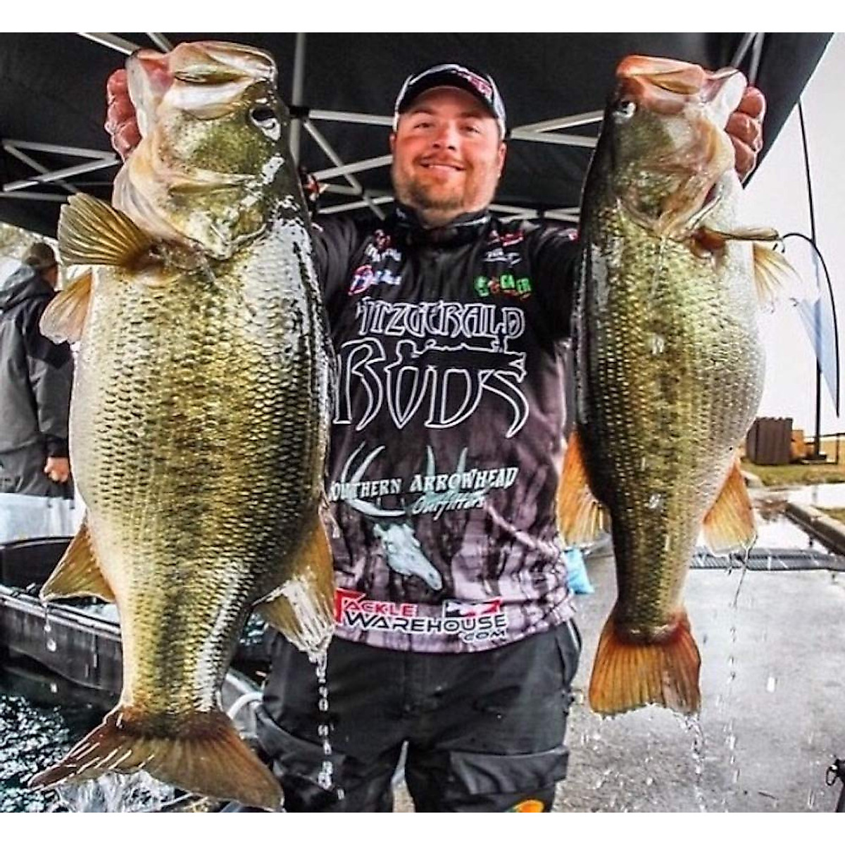 Fitzgerald Fishing Titan HD Series Sensitive and Powerful Pitching and Flipping Rods with 5 Models 7'6", 7'8" & 7'10" Heavy and X-Heavy Balanced The Ultimate Power Bass Tournament Fishing Rods