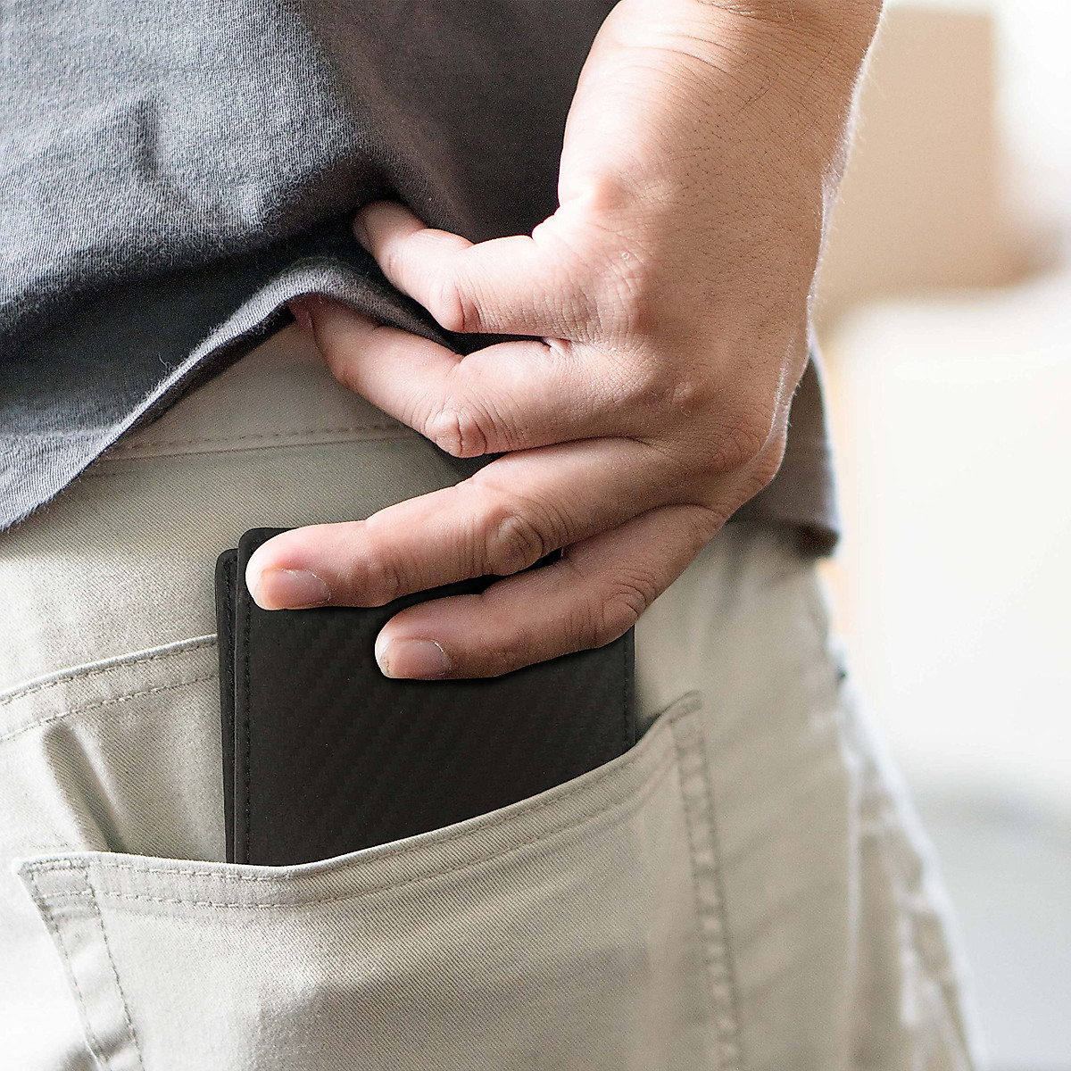 Macorner Wallet Christmas Gifts for Husband From Wife - Set Engraved Insert Card & Slim Wallet Gift Box for Men, Fiancé & Fathers Day, Valentines Day Gift for Him - Gift For Boyfriend For Anniversary