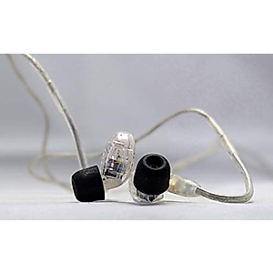 Dekoni Audio Premium Memory Foam Isolation Earphone Tips black - 3mm, 3 pack SM, MED, LRG