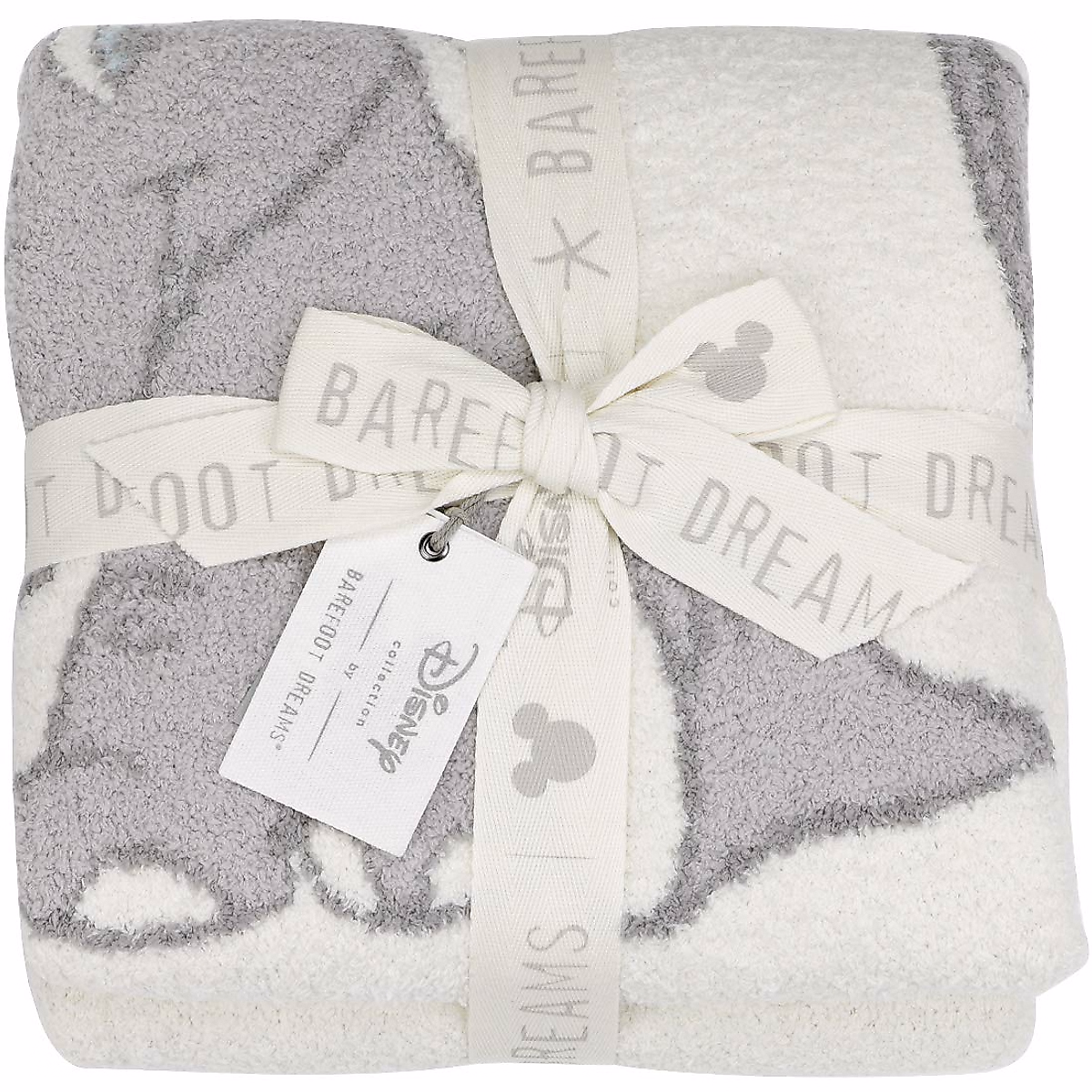 Barefoot Dreams CozyChic Disney Dumbo Stroller Blanket, Comfortable Baby Blanket, Oyster Multi, 30 Inches x 40 Inches