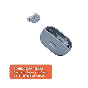 JBL VIBE 100 TWS - True Wireless In-Ear Headphones - Blue (Renewed)