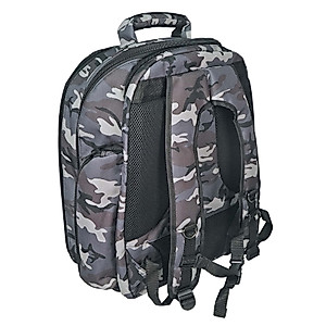 RockvilIe DJ Mixer Case Travel Camo Backpack Bag Fits 19"w x 20"h x 13"d