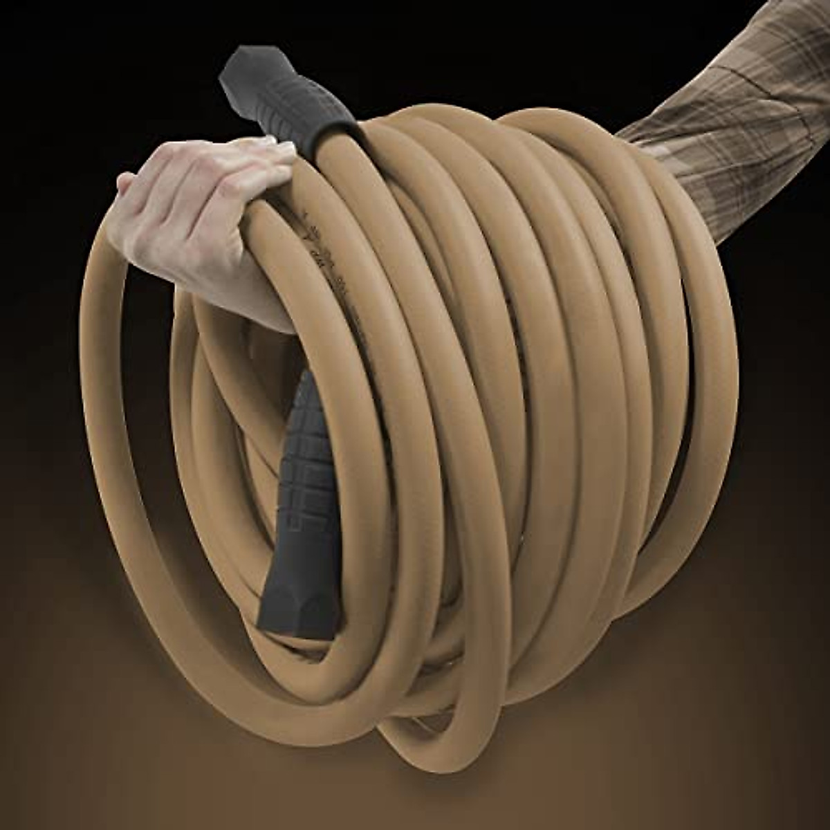 Colors Garden Hose with SwivelGrip, 5/8 in. x 50 ft., Drinking Water Safe, Brown Mulch - HFZC550BRS