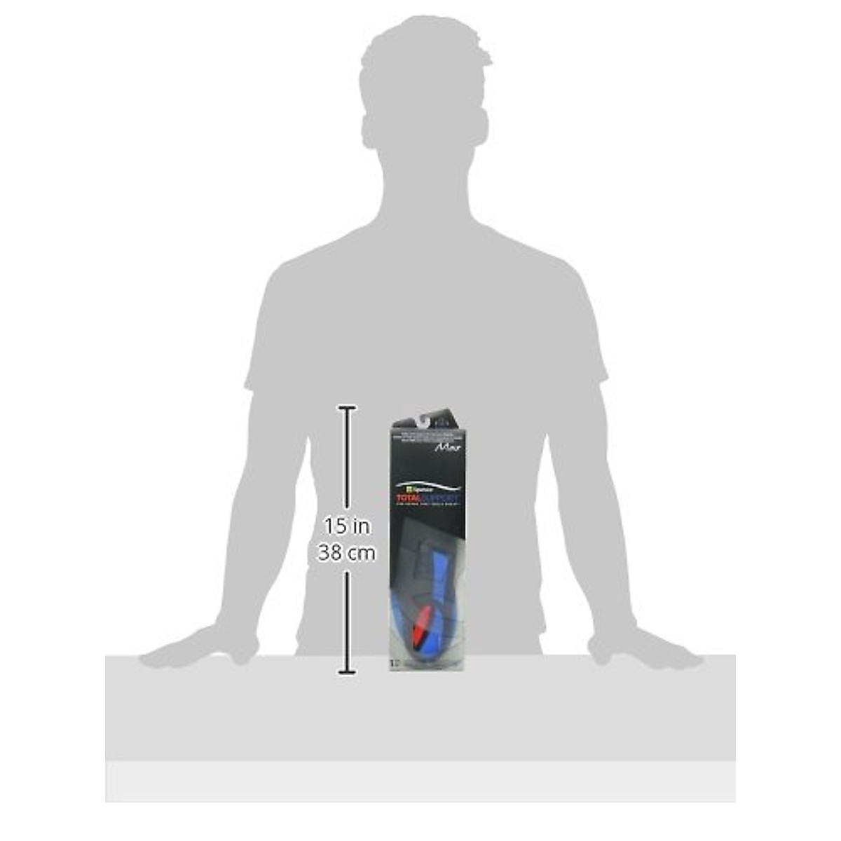 Spenco Total Support Max Shoe Insoles - Orthotic Metatarsal Arch Support Inserts - Absorbs Shock, Reduces Over-Pronation, Conforms to Foot Contours, Deep Heel Cupping Women's 9-10.5/Men's 8-9.5