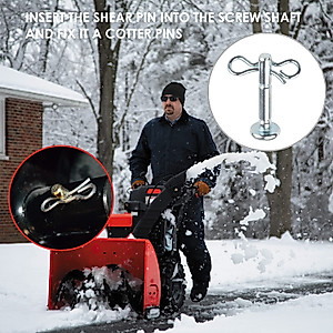 Universal Roller Snowblower Skid Shoes with Carriage Bolts for MTD Snow Thrower