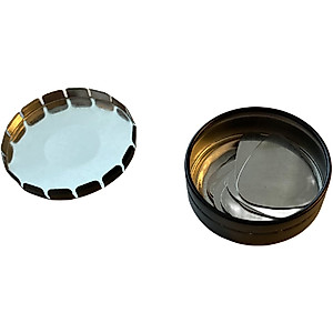 Pack of 20 Stainless Steel Metal Guitar Picks for Bright, Vibrant Sounds Long Lasting Durable Epic Accessories with Tin Can Carrying Storage Case