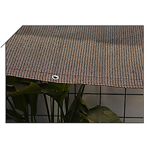 Privacy Fence Screen Cover for Balcony Porch Verandah Deck Patio Backyard, Windscreen Covering Fabric Railing Up to 90%-95% Blockage, Brown (Size : 3mX6m)