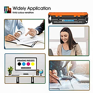 Cool Toner Compatible 131A Toner Cartridge Replacement for HP 131X Pro 200 Color M251nw MFP M276nw M276n M251n CF210X CF210A CF211A CF212A CF213A Printer (Black Cyan Yellow Magenta, 5-Pack)