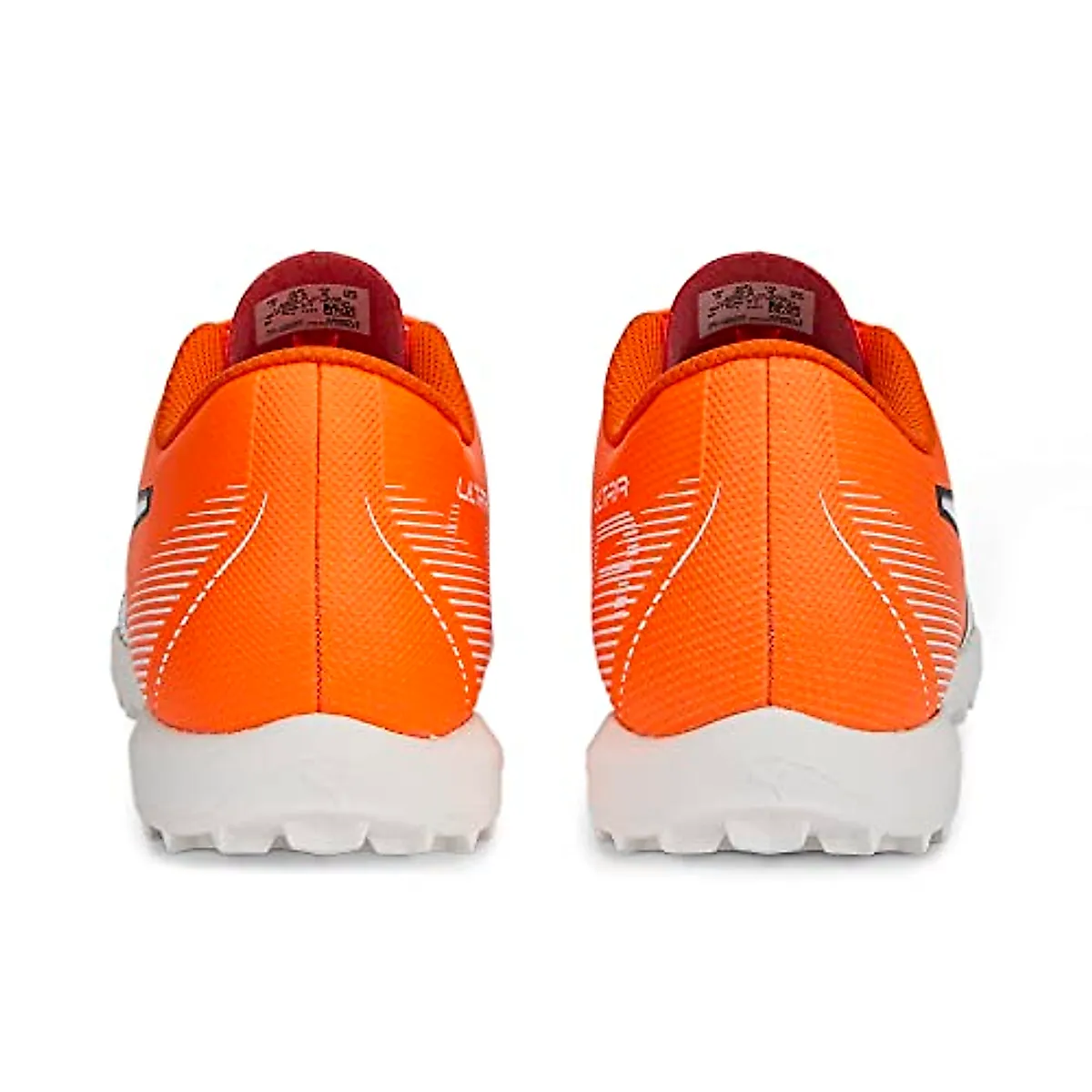 PUMA Ulta Play Turf Training (Toddler/Little Kid/Big Kid) Ultra Orange/Puma White/Blue Glimmer 3 Little Kid M