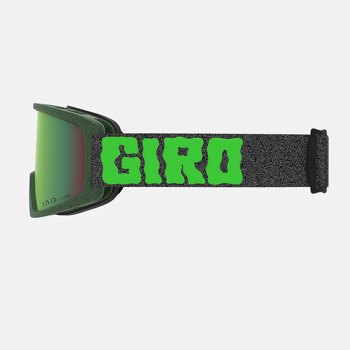 Giro Blok Ski Goggles - Snowboard Goggles for Men & Youth - Green Cosmic Slime Strap with Vivid Emerald Lens