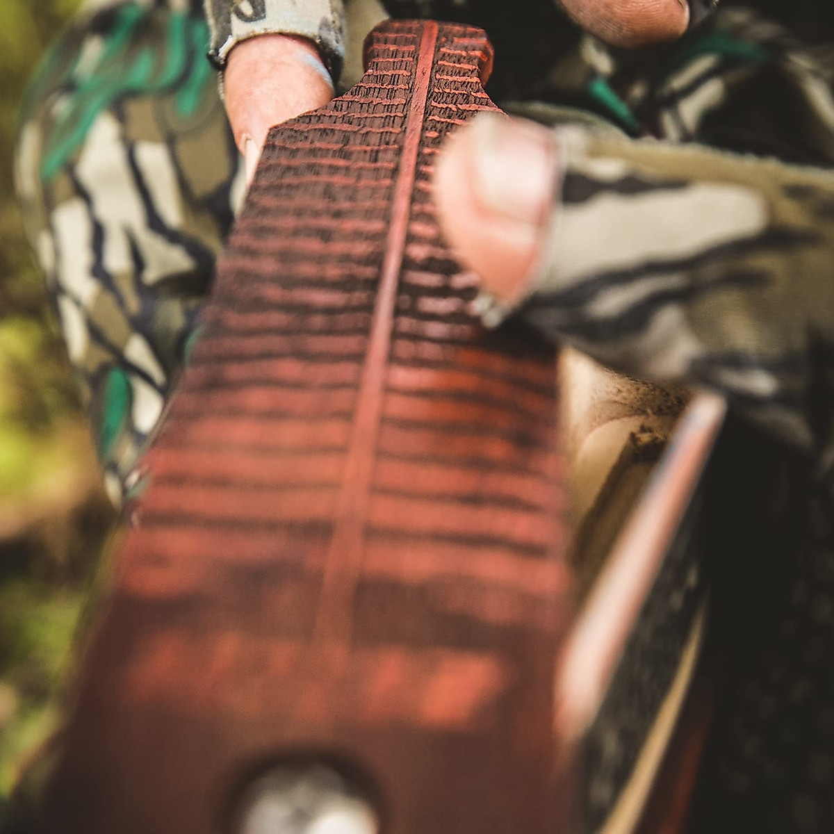 ZINK Wicked Series Turkey Hunting Box Game Call | Poplar/Bloodwood, Double-Sided Design, Versatile Natural Sounds, Different Tones, Hand-Tuned