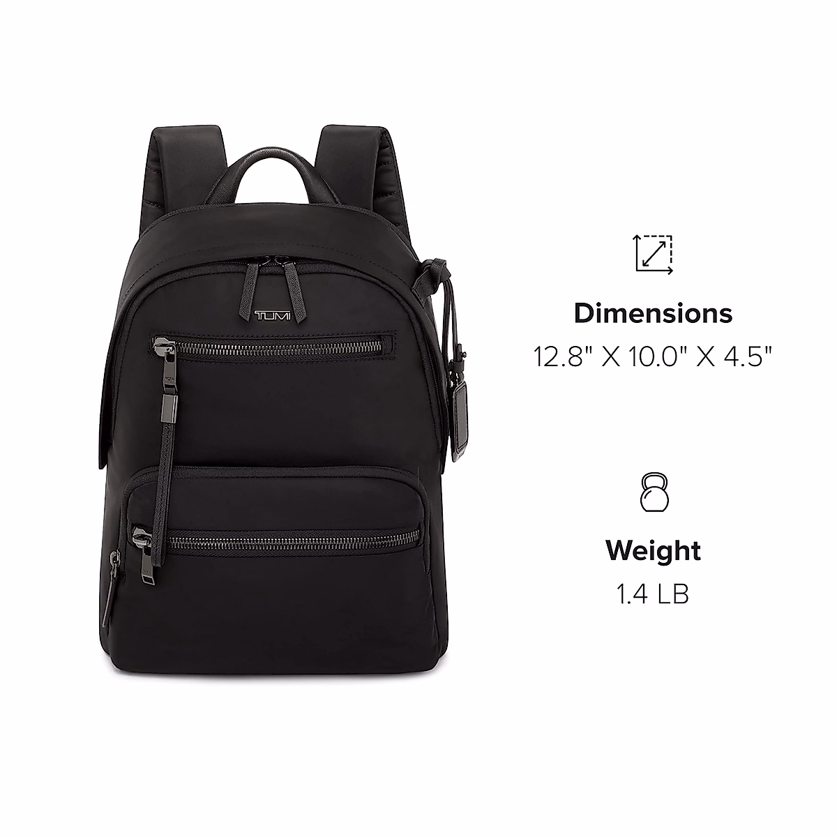TUMI Voyageur Denver Backpack - Black/Gunmetal