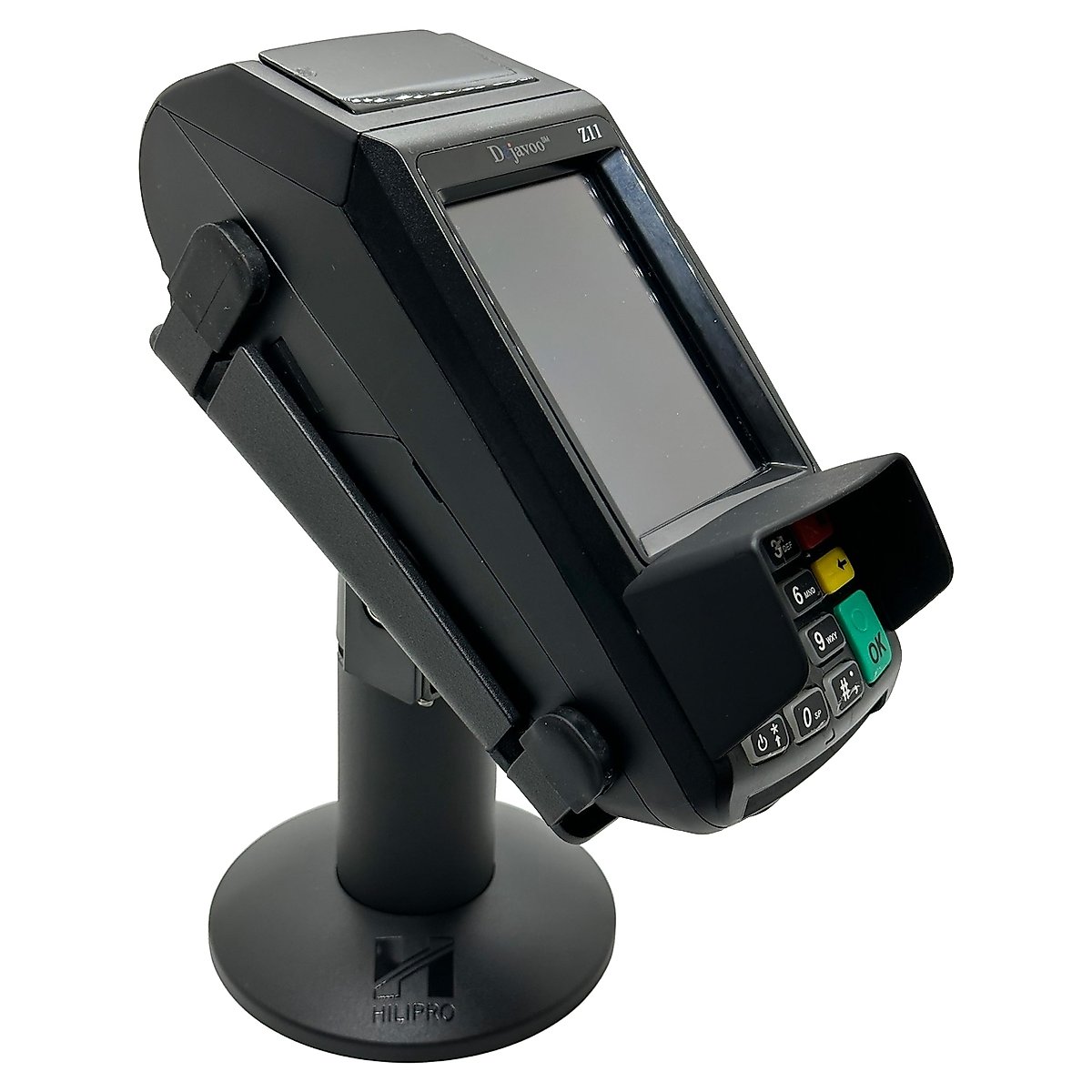 Hilipro Swivel Stand for Dejavoo Z8 & Z11 Credit Card Payment Machine Terminal - Complete Pos Kit - Dejavoo Point of Sale Stand