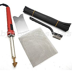 80 Watt Iron PLASTIC WELDING KIT TPO TEO PP Rod Mesh Auto Car Welder Repair Kit