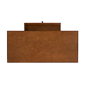 Linon Melissa Mid-Century Walnut Desk, 42" W x 19" D x 30" H