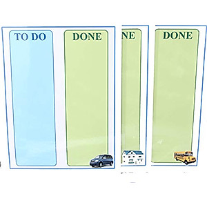 90 Real Life Photos Picture Cards & 3 Home, School, & On The Go Chart -Great for Children’s Daily Routine, Chores & Responsibilities -Promotes Great Behavior & Independence (Consumer Needs to Cut)