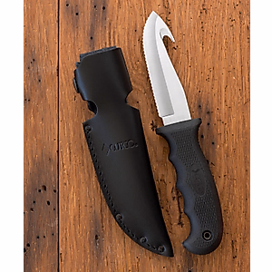 CUTCO Gut Hook Hunting Knife with Leather Sheath #5717BK