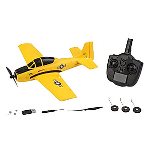 GoolRC RC Plane, WLtoys A210 RC Airplane, 2.4Ghz 4 Channel Remote Control Airplane with 6 Axis Gyro, RC Aircraft Model Flight Toys, Easy & Ready to Fly for Adults and Beginners