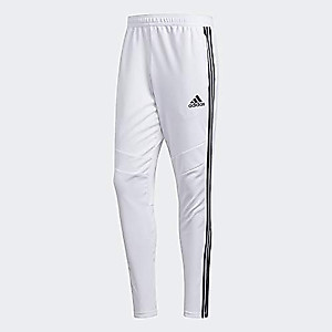 adidas Men's Tiro 19 Pants, White/Black, X-Large
