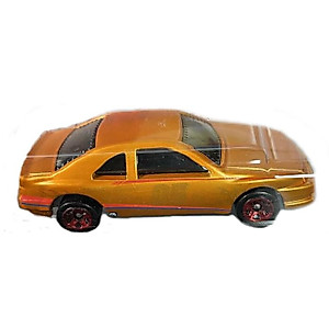 Collectible Die-Cast Hot-Wheels Color Shifters Vehicle - T-Bird Stocker Car ~ Gold to Red Racing Stock Car