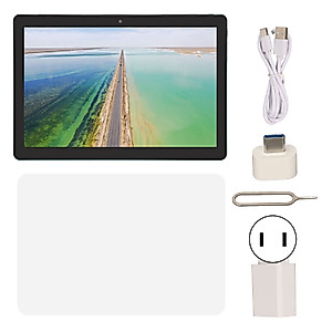 LBEC HD Tablet, 4GB RAM 64GB ROM 10.1 Inch Tablet 100240V MTK6753 Processor for Travel Home (U.S. regulations)