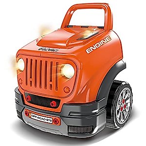 The Bubble Factory ATV Car Mechanic Engine Workshop Remote Control Car with Lights and Realistic Sound Effects - 3 Years+