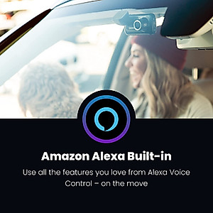 Nextbase 522GW Dash Cam 1440P/30fps Quad HD w/Wi-Fi, Bluetooth, 10Hz GPS with Built-in Alexa, Night Vision, Parking Mode, 280/360 Degree Dual 6 Lane Wide Recording