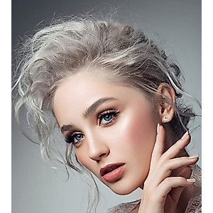 Plastic Earrings,Clear Plastic Earrings Clear Earrings Plastic Post Earrings Plastic Earring Posts and Earring Backs Silicone Earrings Clear Stud Earrings 100 Pairs Back Earrings and Blank Pins Stud…