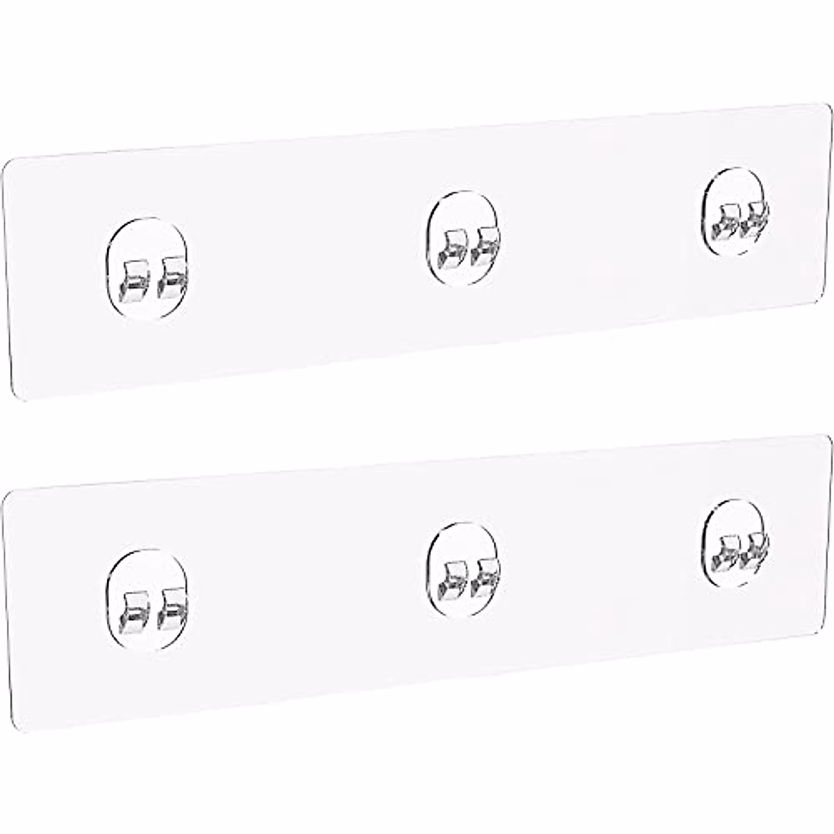 Moforoco B2 Pack Shower Caddy Adhesive for Replacement, Strong Adhesive for Shower Caddy, Soap Holder, Transparent Stick for Shower Organizer Storage Shelves Replacement Stickers