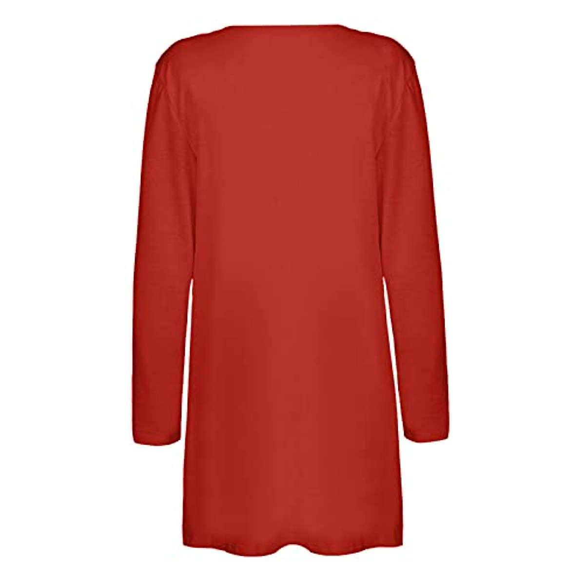 Cardigan for Women Dressy Womens Fall Fashion 2023 Cardigan Fall Long Sleeve Open Front Lightweight Cardigan Trendy Loose Outwear Watermelon Red