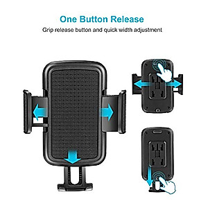 Lorima Cup Holder Phone Mount with A Flexible Gooseneck, Cup Holder Phone Holder for iPhone 13/13 Pro/13 Pro Max, 12 Pro Max/12/11/XS/Samsung Galaxy, Fits All 4-6.7in Smartphones