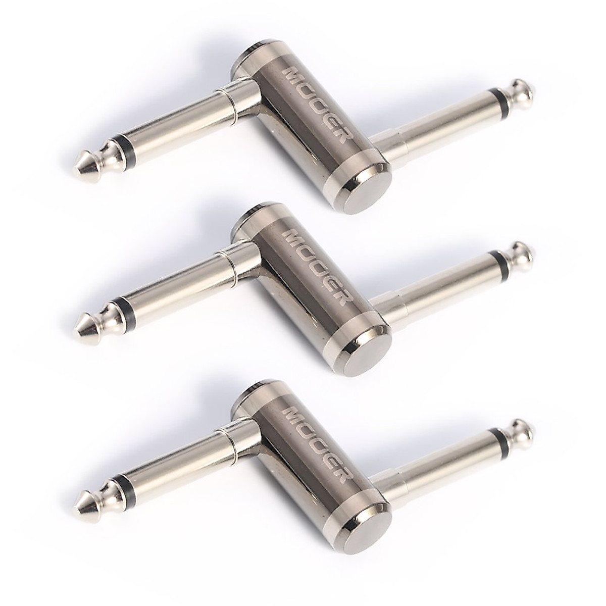 MOOER PC-Z Shape Z Guitar Pedal Connector Patch Connector (3-Pack) Keep Your Pedalboard Tidy