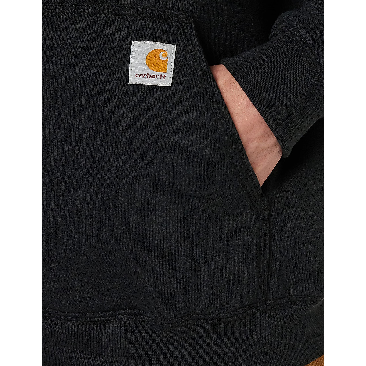 CarharttmensLoose Fit Midweight Full-Zip SweatshirtBlackLarge