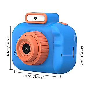Cute Mini Selfie Camera 4000W Pixel Digital Toy for Boys Girls Students, Digital Camera Screen Kids Camcorde with Soft Lighting Eye Protection Christmas Birthday Festival Gift