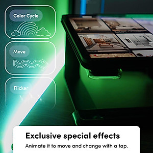 LIFX Gamer Bundle - with 2 Color 1100 Lumen Smart Bulb and 80″ LED Smart Lightstrip