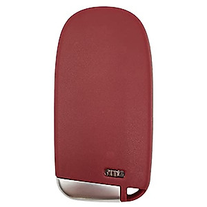 5 Buttons Replacement Key Fob Cover Case fit forDodge Charger Challenger Dart Journey Durango Grand Caravan RAM Jeep Cherokee Compass Renegade Grand Cherokee Fiat Chrysler 300 Keyless Entry Key Shell