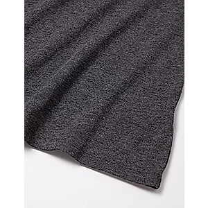 Amazon Essentials Women's Classic-Fit Short-Sleeve V-Neck T-Shirt, Pack of 2, Charcoal Heather/Light Grey Heather, Medium