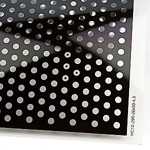 Microscope Accessories Kit Optical Rectification Calibration Plate Machine, Vision Transparent Calibration Board Accuracy 0.01mm Measurement Tool Microscope Slides (Color : 200x150mm)