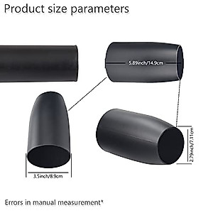 KitchenKipper Blower Flat Spread Nozzle for Milwaukee M18 2724-20 & 2724-21 Fuel Leaf Blower, Work for Drying, Blow-Drying -Leaf Blower Flat Nozzle Tip (Black)
