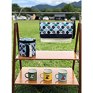 Olve Kitchen Paper Towel Holder Hanging Paper Towel Dispenser Cover for Kitchen, Camping Outdoor (Mint)