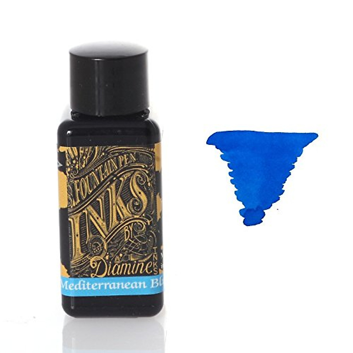 Diamine 30 ml Bottle Fountain Pen Ink, Mediterranean Blue