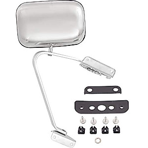 Kool Vue Left & Right Door Mirrors Compatible With Ford F-150 1987-1991 Polished Pair