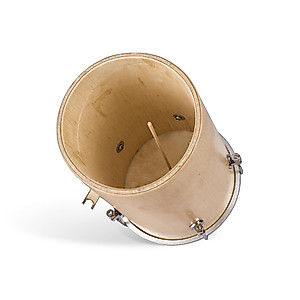 6" Afro Brasilian Leather kuˈikɐ Cuica Natural Wood Friction Drum Samba Music Instrument