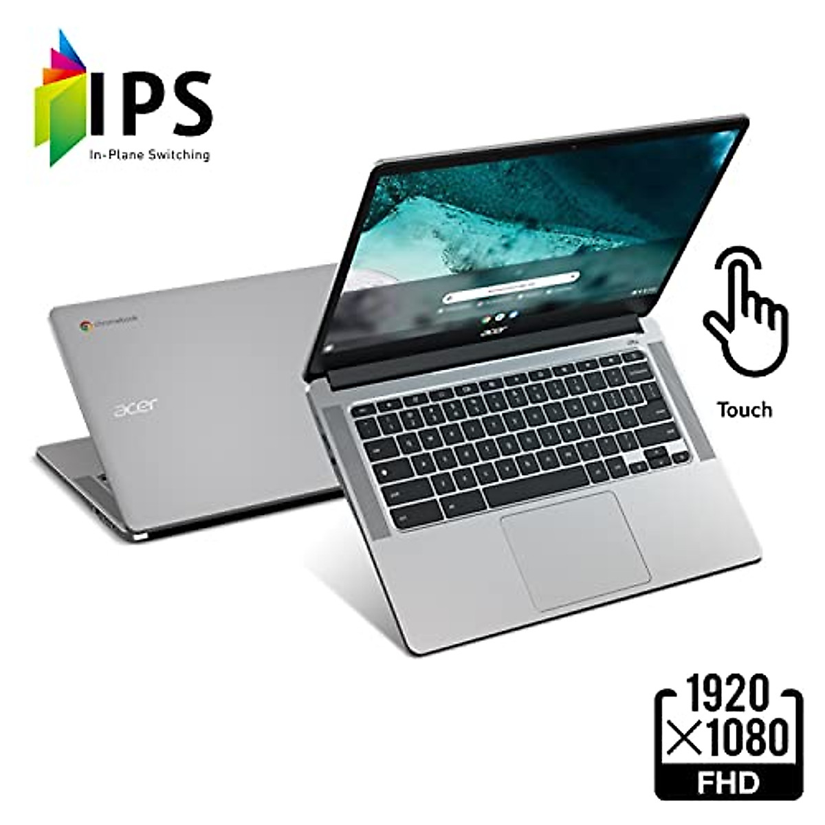 Acer Chromebook 314 Laptop | Intel Pentium Silver N6000 | 14" Full HD IPS Touch | Intel UHD Graphics | 8GB LPDDR4X | 64GB eMMC | Wi-Fi 6 | DTS Audio | Chrome OS | CB314-3HT-P6QW