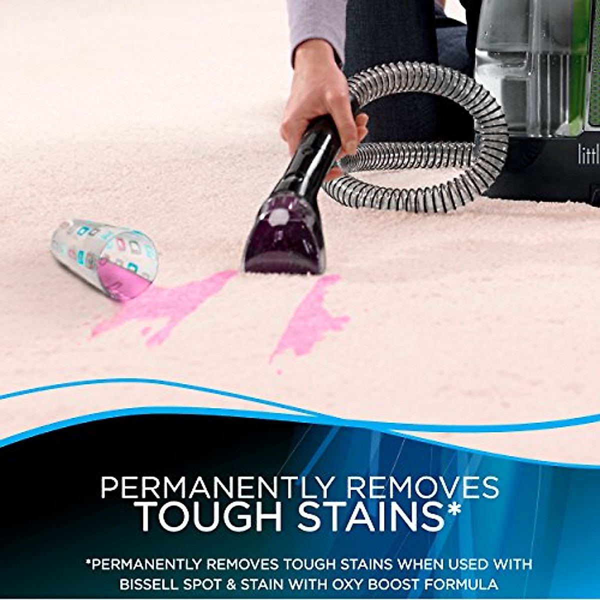 Bissell Little Green ProHeat Machine - Portable Carpet & Upholstery Steam Cleaner