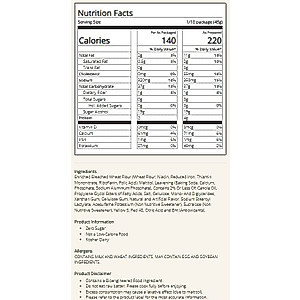 Pillsbury Zero Sugar Dessert Mixes Bundle Includes Sugar Free Brownie, Devil's Food and Yellow Cake Mixes and Vanilla and Chocolate Fudge Frostings Plus Favoricks Cake Baking Tips Card